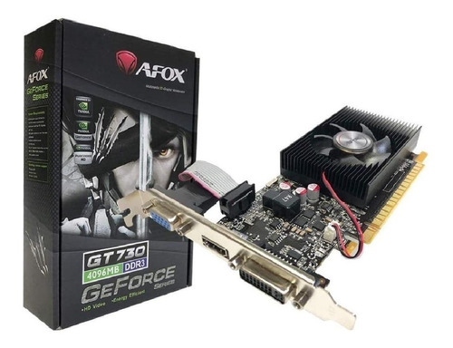 Placa De Video Nvidia Afox Geforce 700 Series Gt 730 Af730-4096d3l6 4gb ...